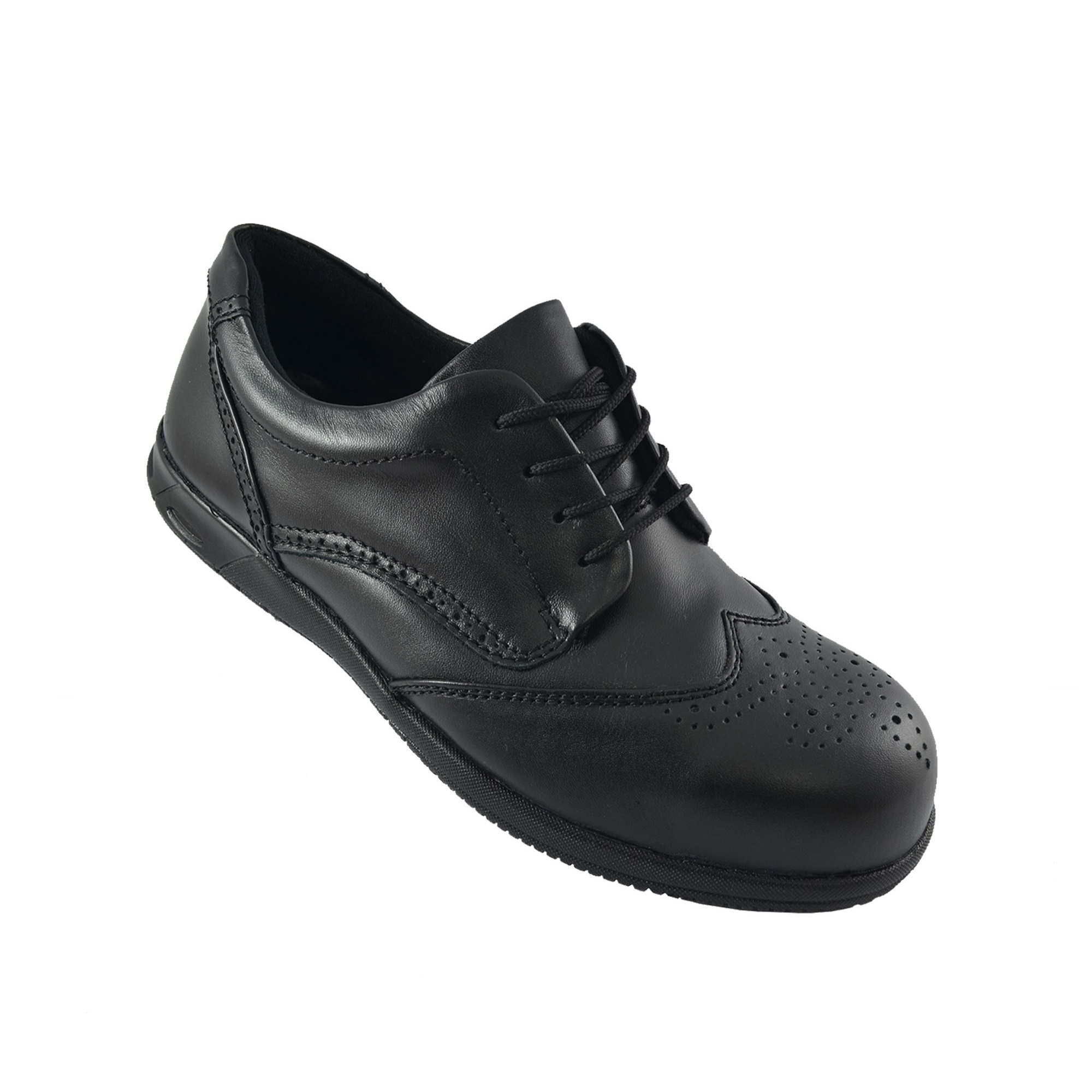 Walk About® Lace-up Executive Safety shoes with Soft Cow Leather (3001 ...
